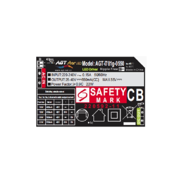 LED Driver 550mA (CC) - StarLED Technology